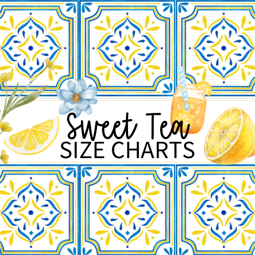 SIZE CHARTS – Sweet Tea Smocks, LLC