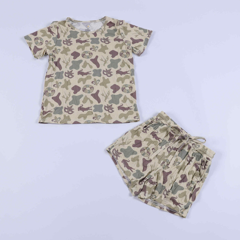 Mardi Gras Bamboo Lounge Set – Sweet Tea Smocks, LLC